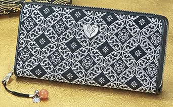 Amazon.co.jp: 284 Trafalgar Low Nishijin Textile Long Wallet, One Piece ...