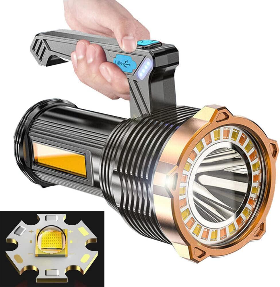 Wrrozz LED Flashlight USB Rechargeable, Super Brightest Flashlight with ...