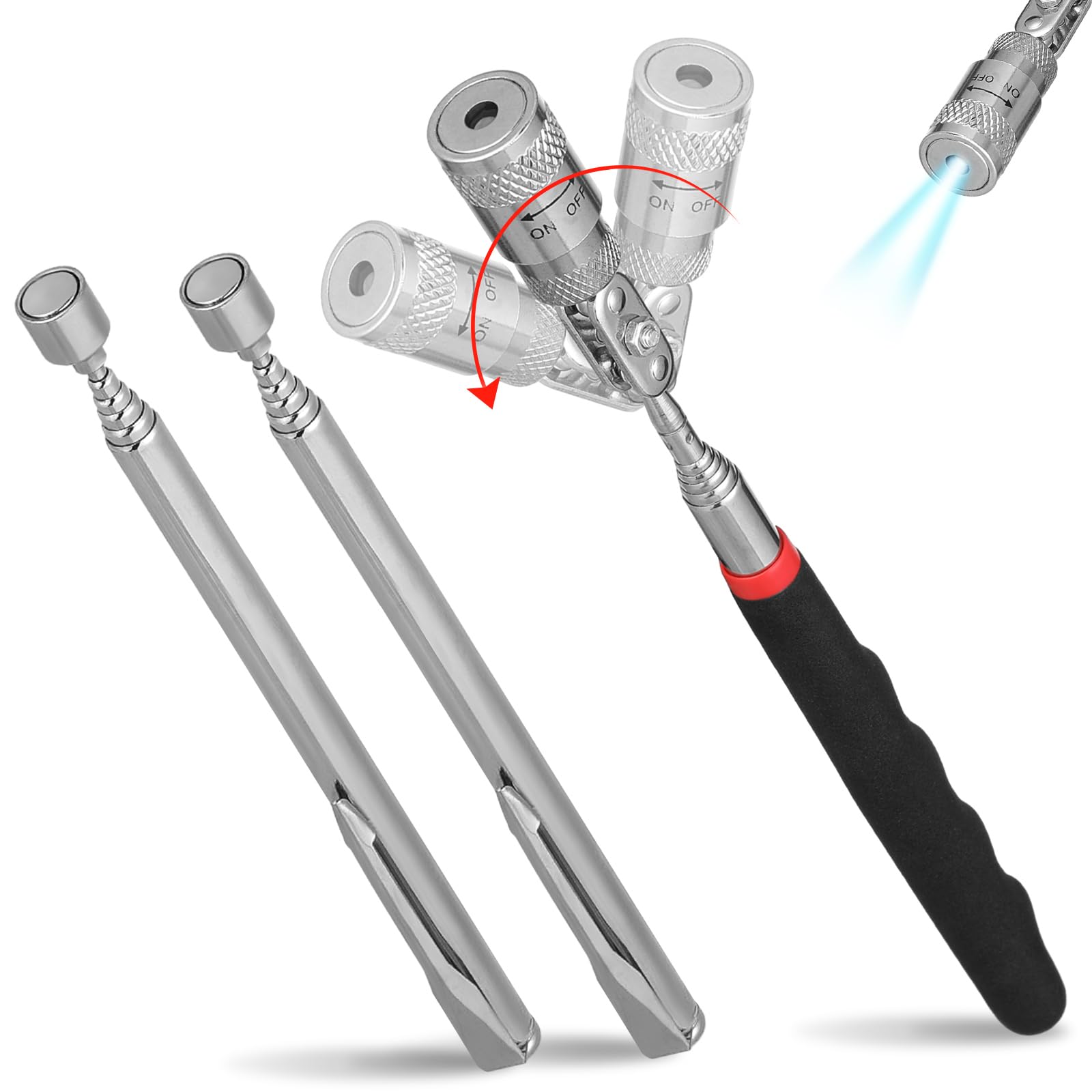 Snapklik.com : Leriton 3 Pcs 360 Swivel Telescoping Magnetic Pickup ...
