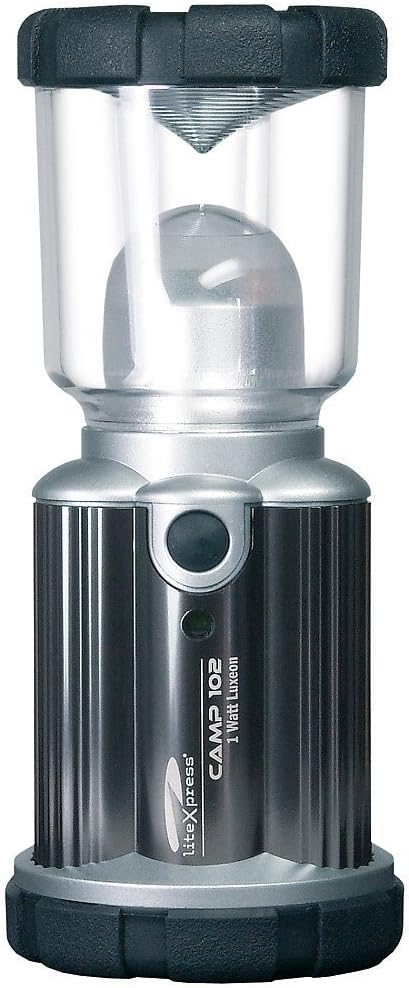 Litexpress Camp 102 titan-grau, Camping-Laterne, Hochleistungs-LED bis ...