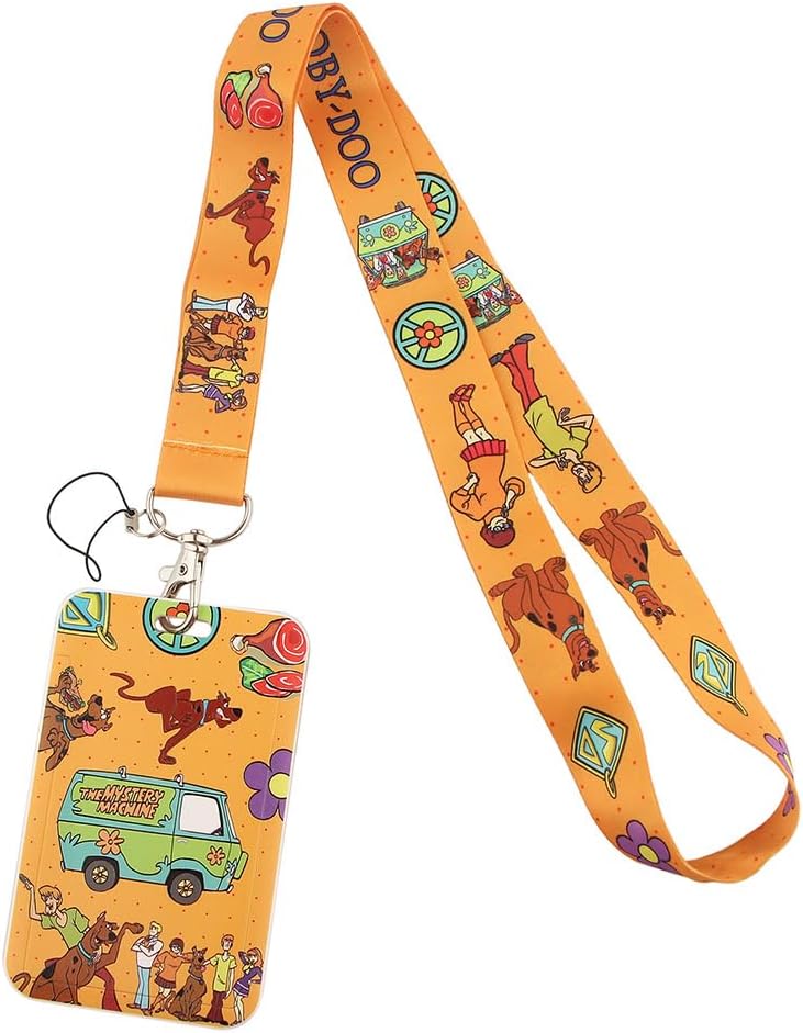 Amazon.com : Ata-Boy Scooby Doo Lanyard Badge Holder, Munchies Run ...