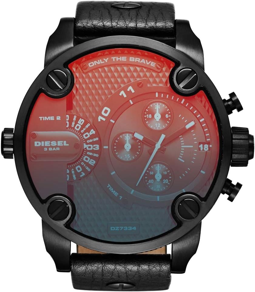 Diesel Orologio Mr. Daddy 2.0 da uomo, movimento cronografo, cassa in ...