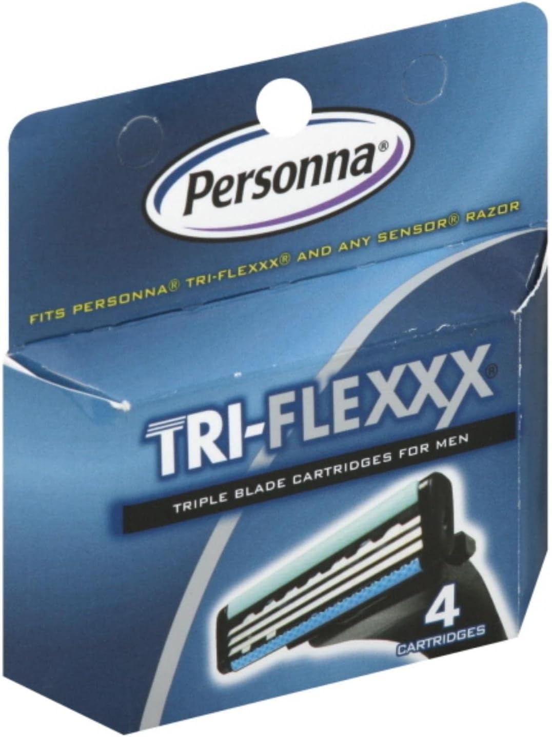 Amazon.com: Personna Tri-Flex Cartridges For Men 4 Count : Beauty ...