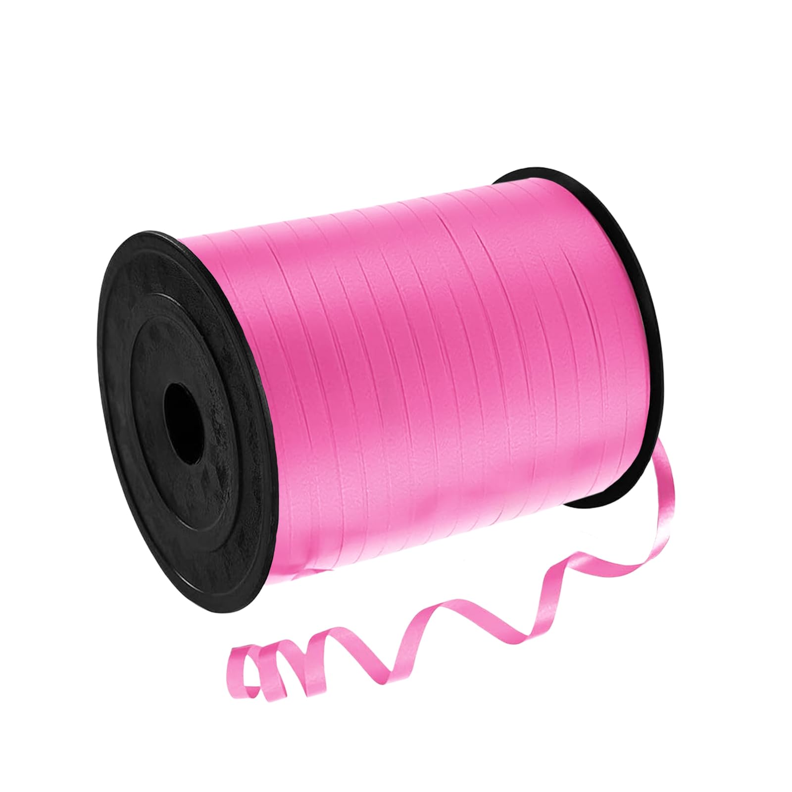 500 Yard Pink Curling Ribbon 5mm for Balloons,457m Shiny Crimped ...