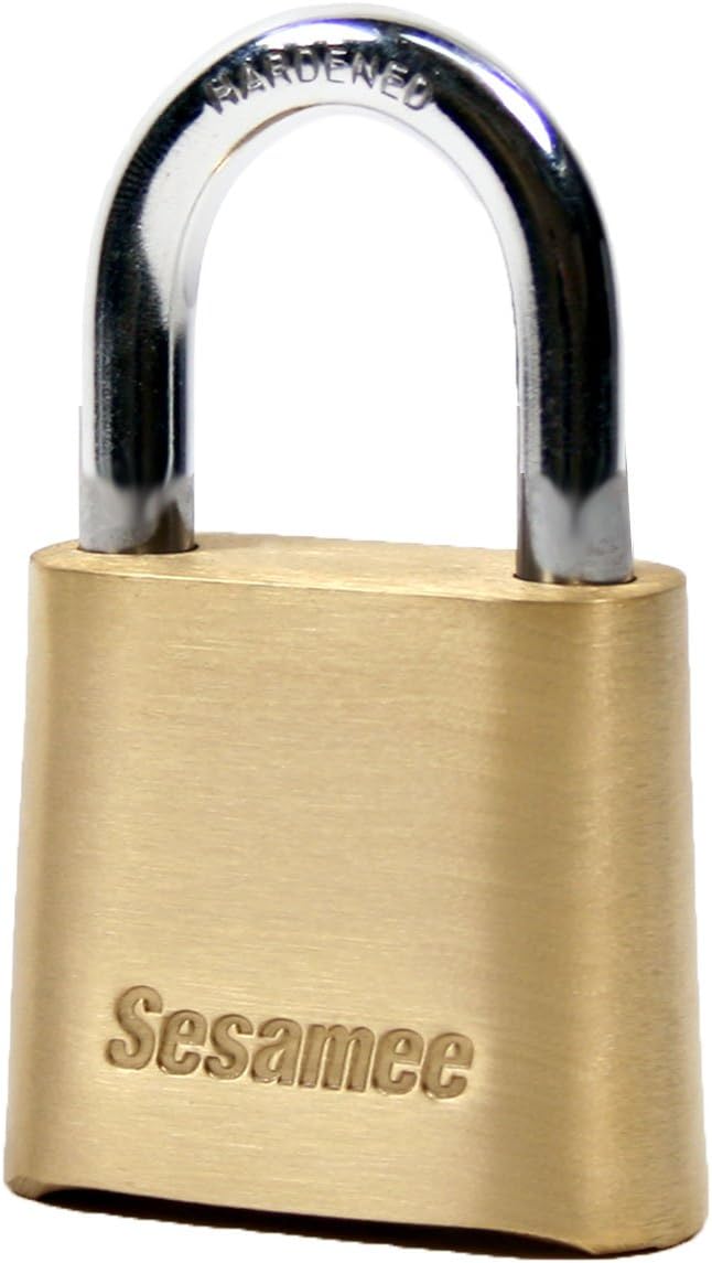 Sesamee Locks Combinated Long Shackle Padlock- K437 (6) - Amazon.com