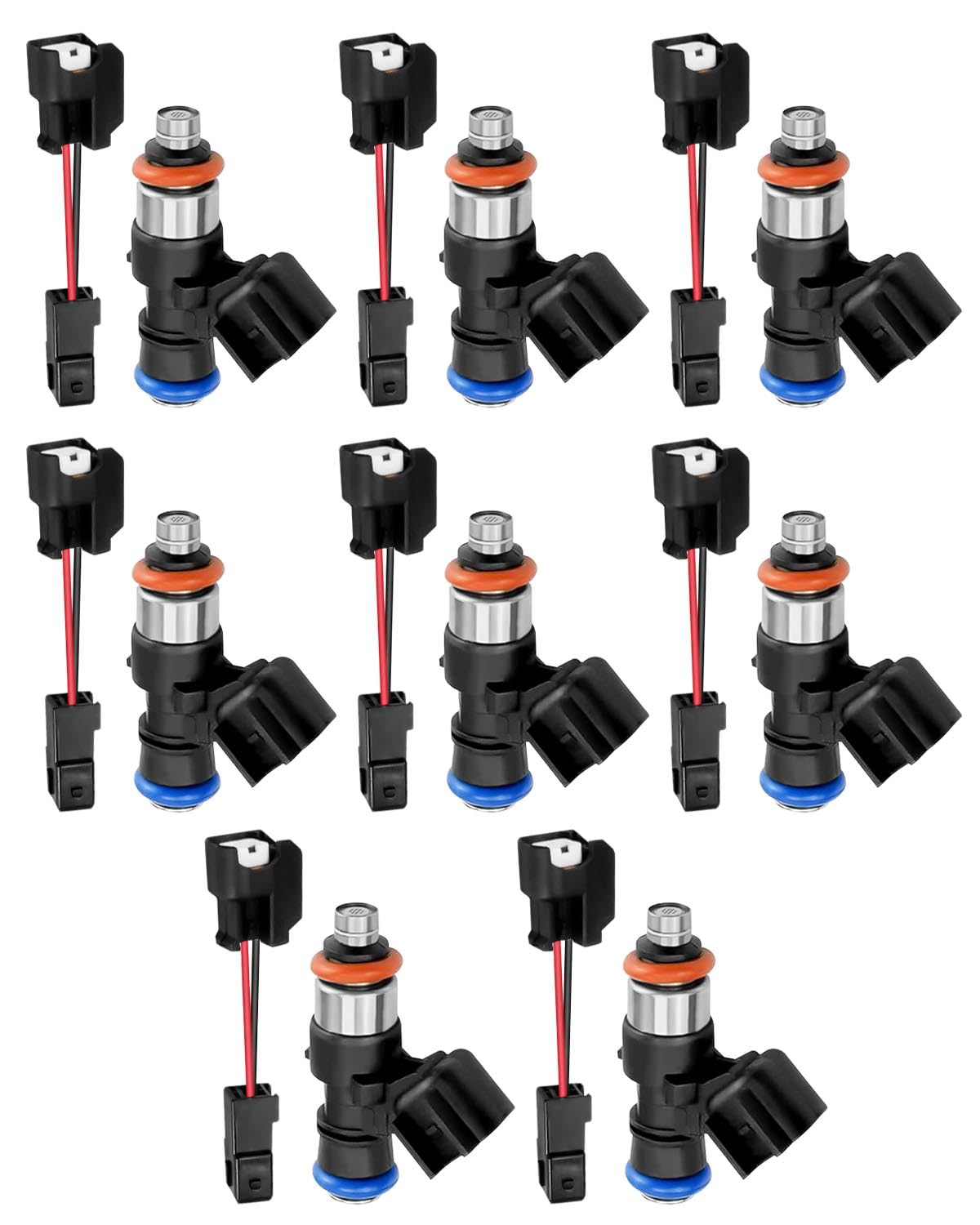 Amazon.com: 120LB 1250cc Fuel Injectors Fit for GM Chevy Ford Camaro ...