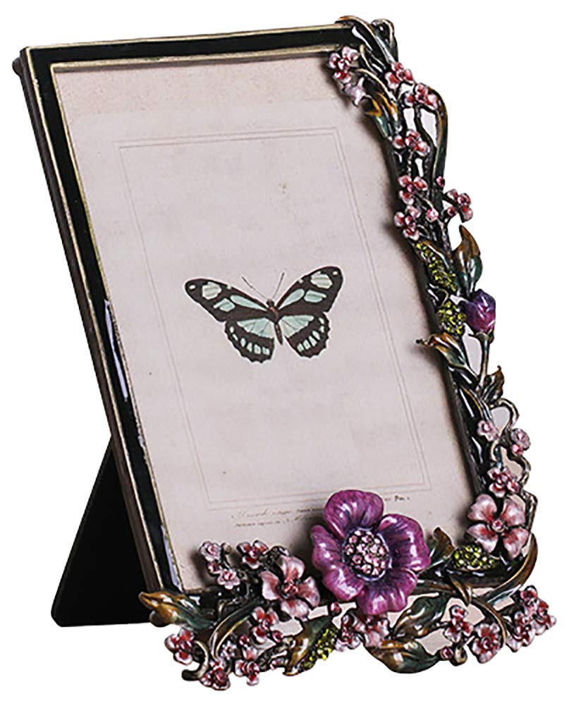 Amazon.com - Vintage Picture Photo Frames - 4x6 Flower Pattern Antique ...