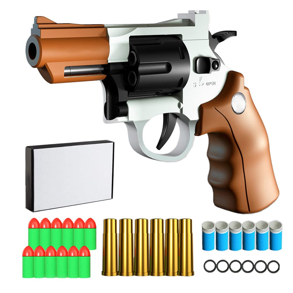Buy Soft Bullet Revolver Toy , Cool Toy Revolver, Safe Foam Bullet Toy ...