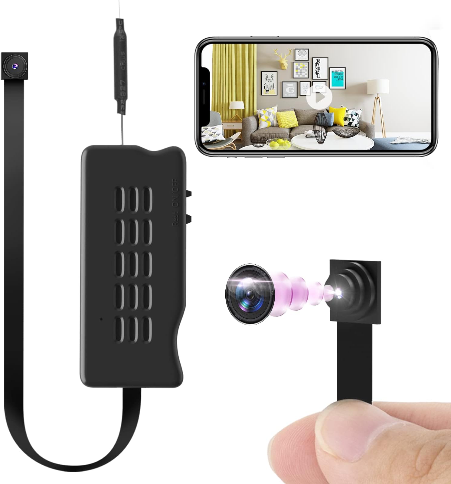 Amazon.com : HiSpyCam Mini Camera DIY Module HD 1080P Camera Small WiFi ...