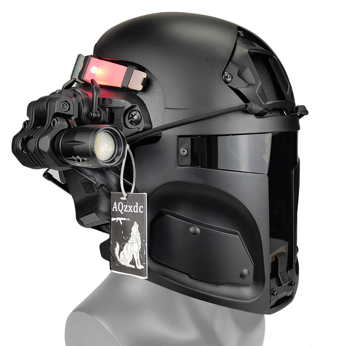 Buy AQ zxdc Combat Paintball Helmet with Full Wrap Airsoft And ...