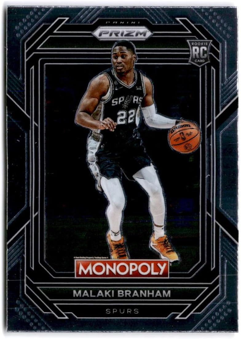 Amazon.com: 2022-23 Panini Monopoly Prizm #81 Malaki Branham RC Rookie ...