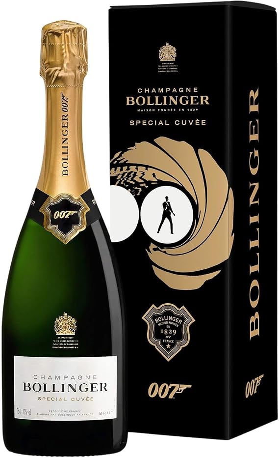 Bollinger Special Cuvee Champagne 75cl - James Bond 007 Limited Edition ...