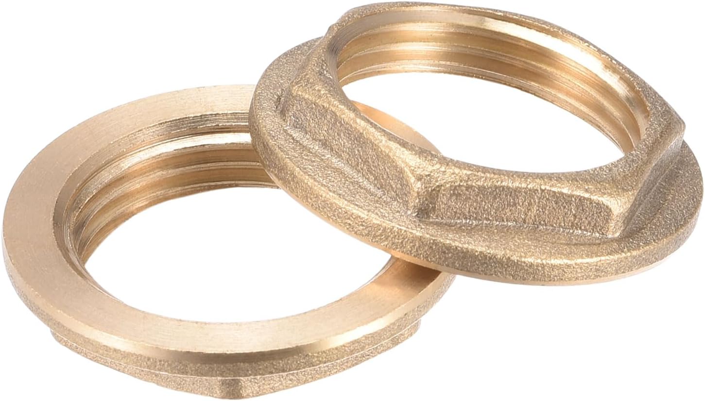 Brass Replacement 1/2" BSP Flanged Metal Tap Backnut - 1 Pair : Amazon ...
