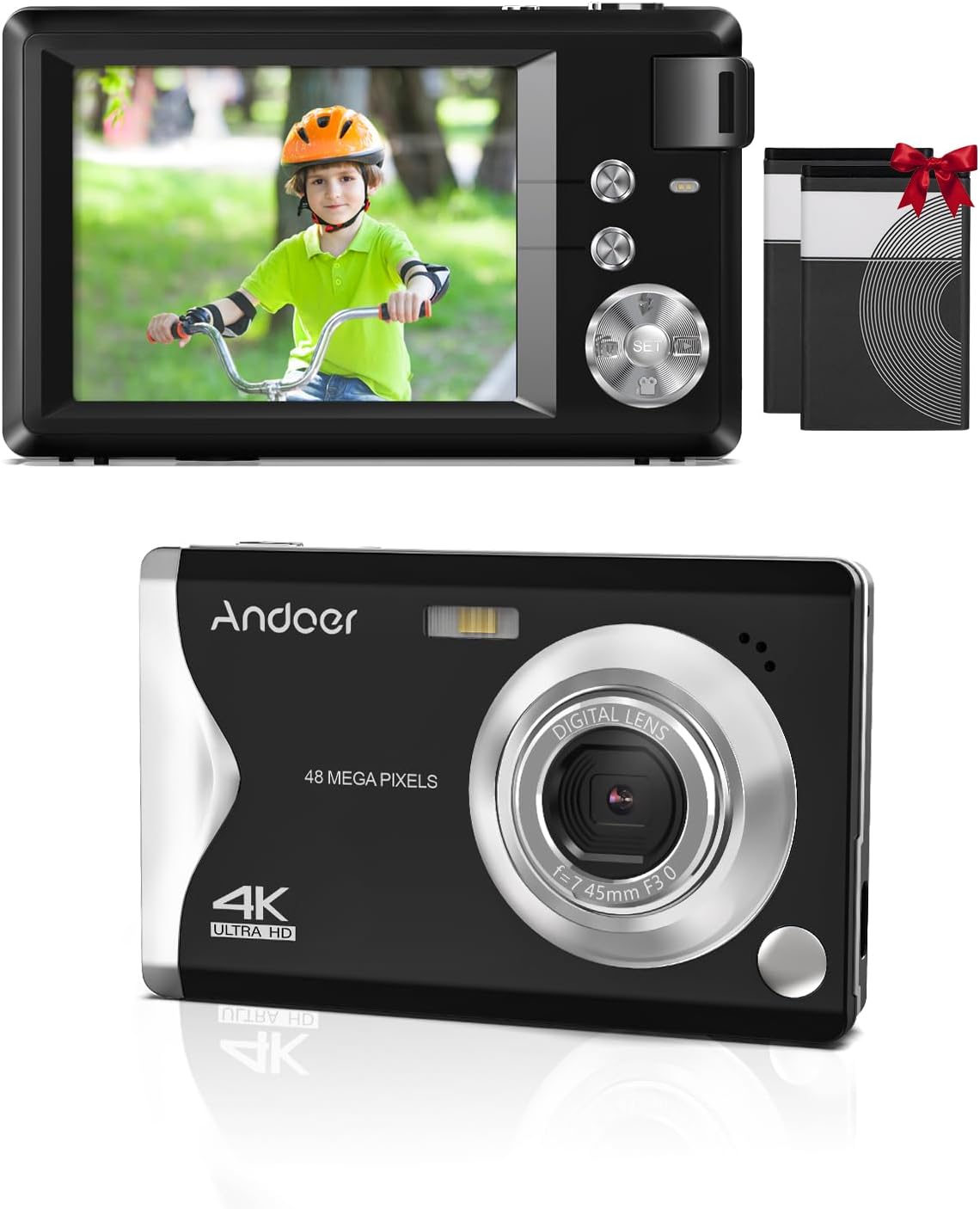 Amazon Canada: Andoer Digital Camera 4K Ultra HD Kids Camera, Portable ...