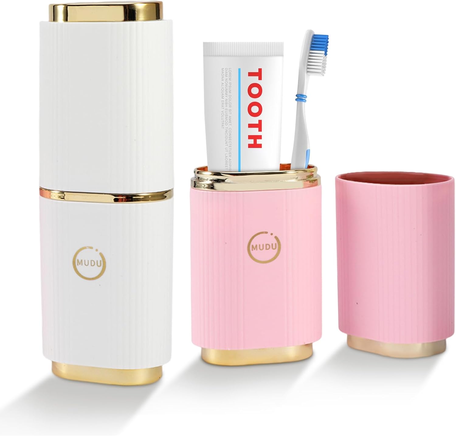 Amazon.com: QWLWBU 2 Pcs Travel Toothbrush Case,Couple Toothbrush ...