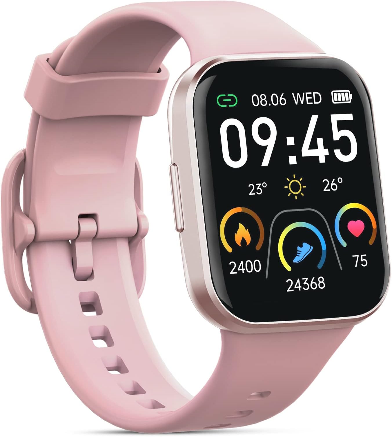 Jugeman Smartwatch Damen, Fitnessuhr Damen 1,69/'' HD Farbdisplay, 25 ...