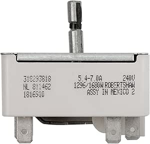 Amazon.com: Electric Range Surface Burner Control Infinite Switch ...