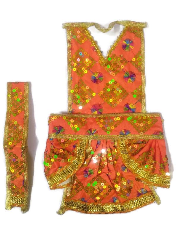 Hanuman Dress Set for Murti (6 Inches) : Amazon.in: Home & Kitchen