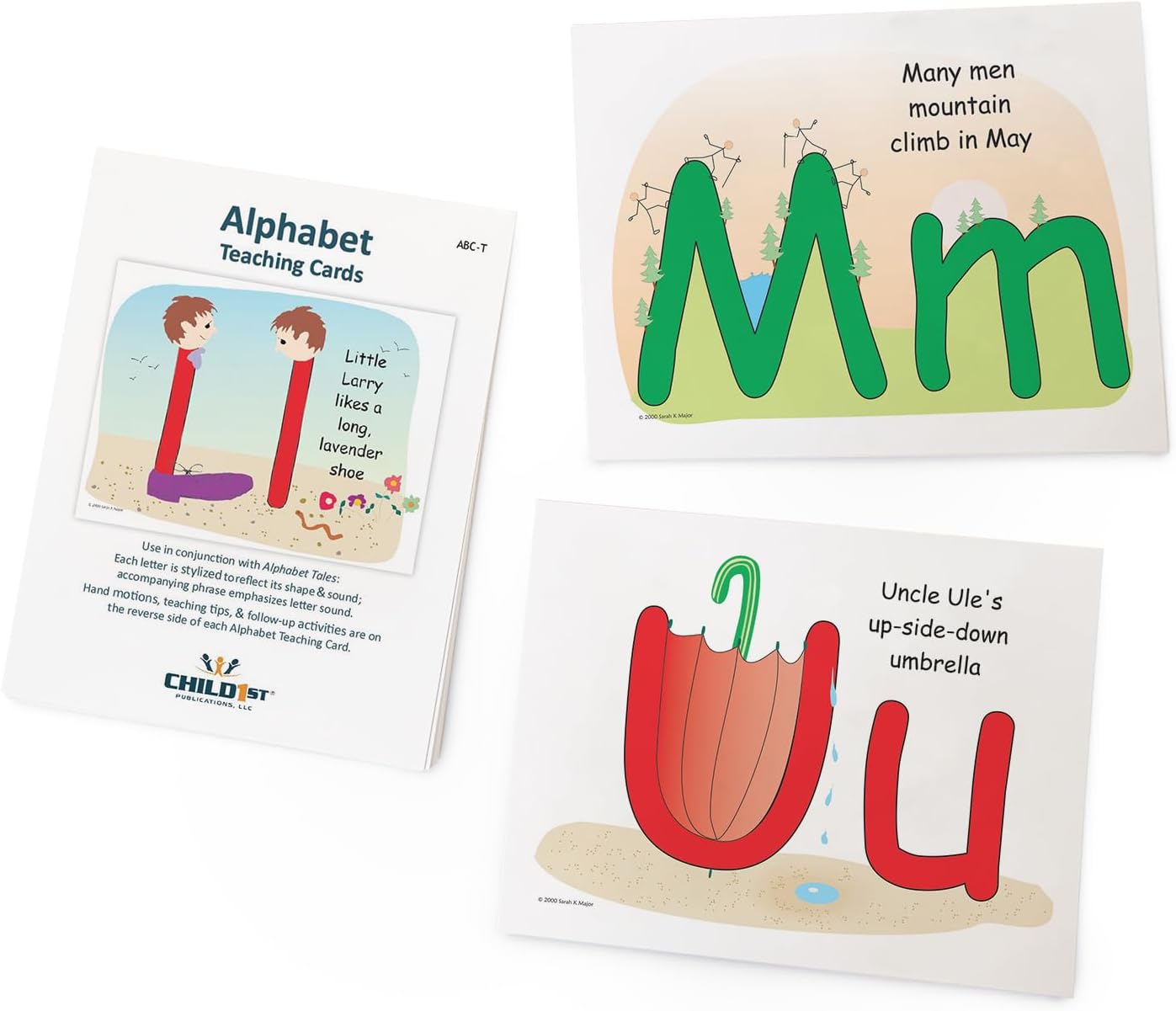 Amazon.com: Alphabet Teaching Cards | Kinesthetic | Multisensory Flash ...