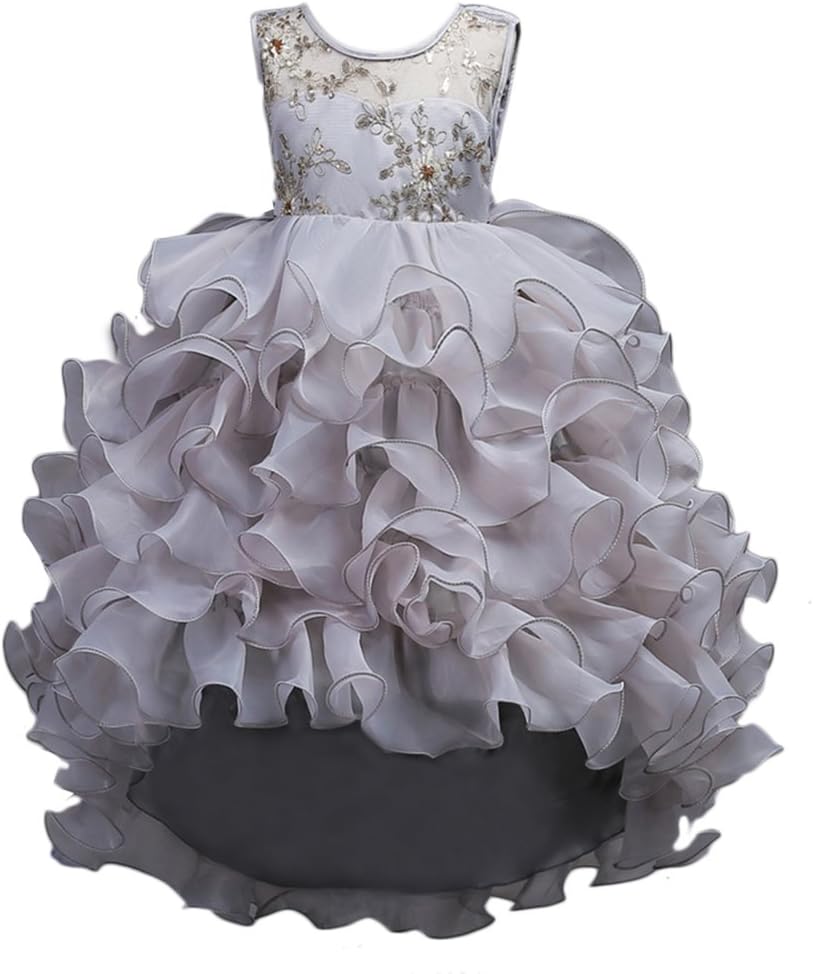 Amazon.com: Vestido tutú de princesa para niña de las flores, para boda ...