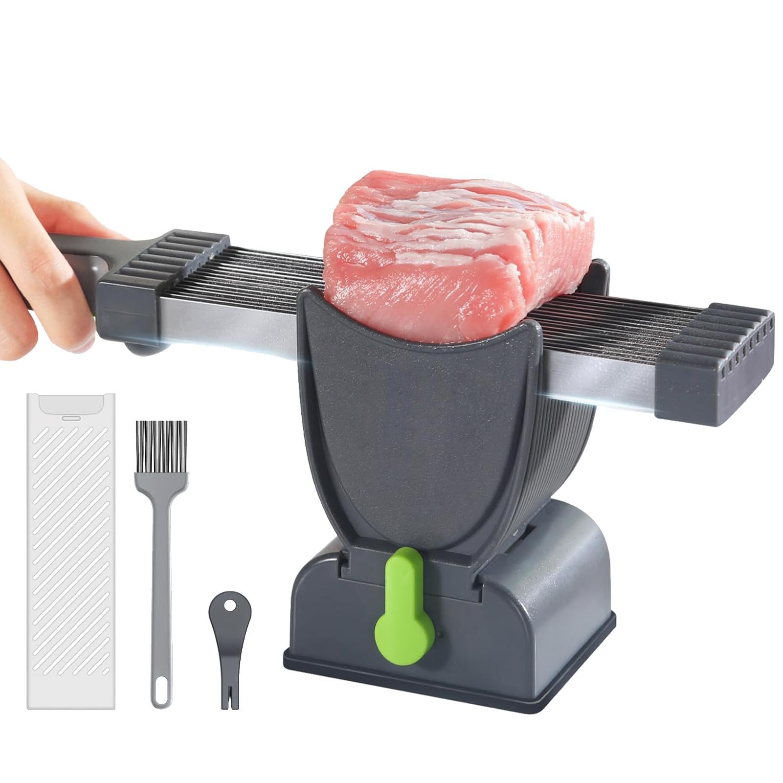 Thin Meat Slicer | Kitchen Cutter Manual Meat Cutter - Manual Fresh Meat Cutter Food Slicer ...