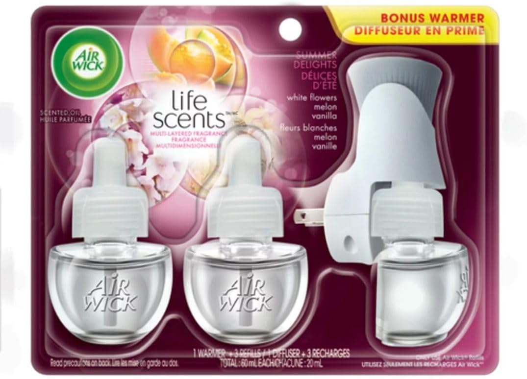 Amazon.com: Air Wick Life Scents Kit Scented Oil & Diffuser Summer ...