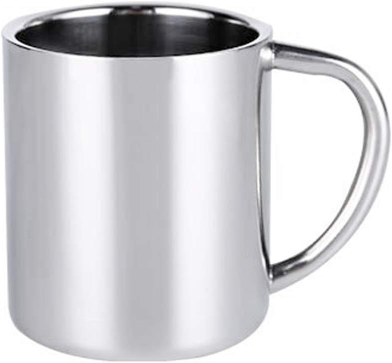 Amazon.com: 304 Stainless Steel Coffee Mug Travel Mug 200ML(Approx 7OZ ...
