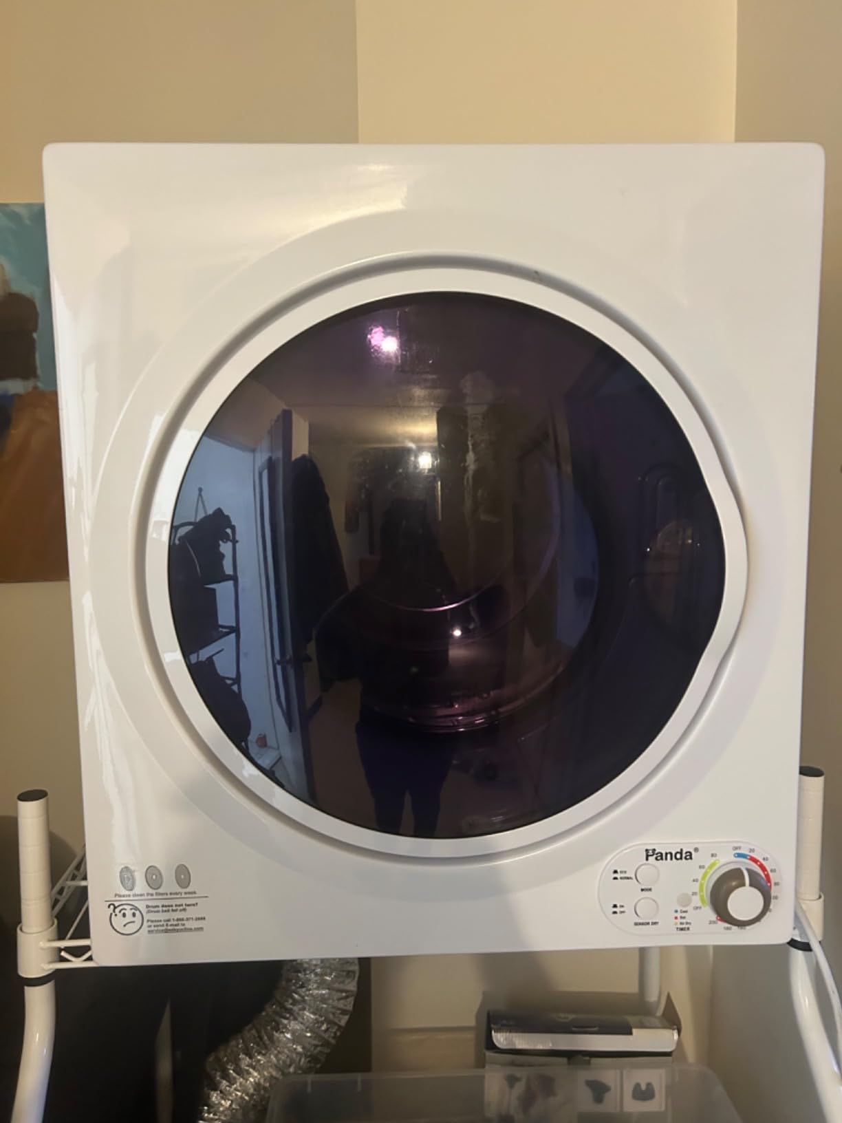 Amazon.com: Magic Chef Compact Laundry Stand, Space-Saving Metal Washer ...