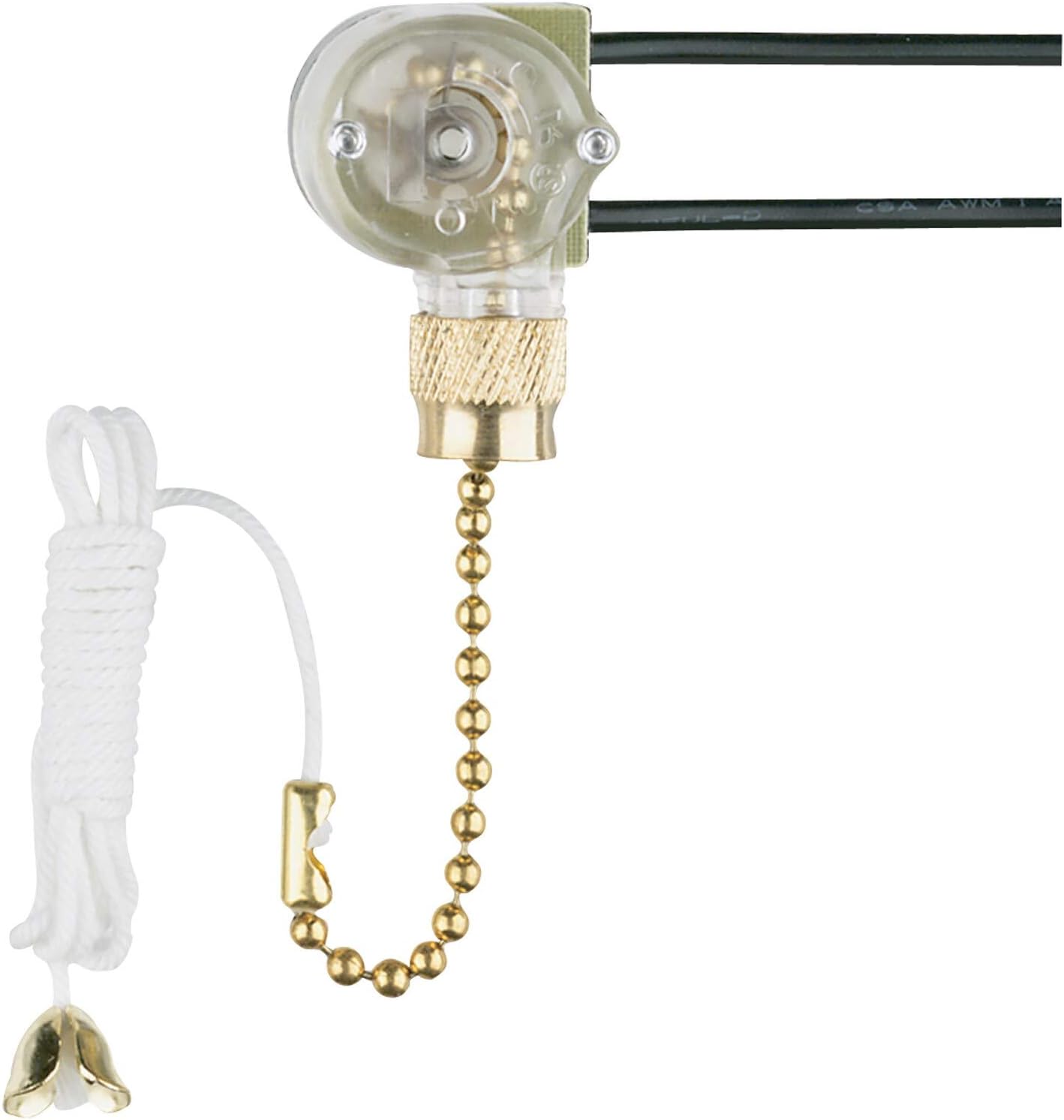 Westinghouse 7029000 Brass Replacement Canopy Light Switch, Canopies ...