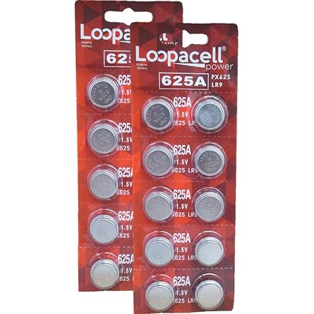 Amazon.com: Loopacell 625A PX625A LR9 V625U PX625 1.5V 2 Batteries ...