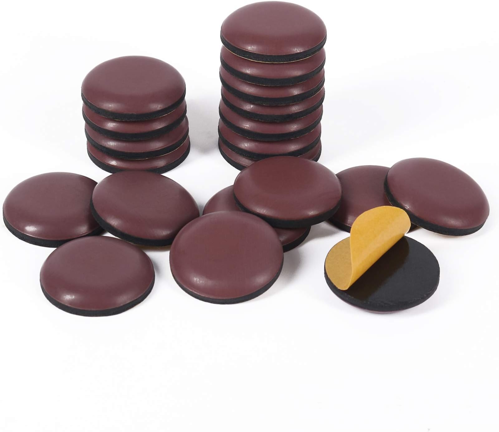 Amazon.com: 3/4" Adhesive Furniture Sliders -Furnigear Chair Glides ...