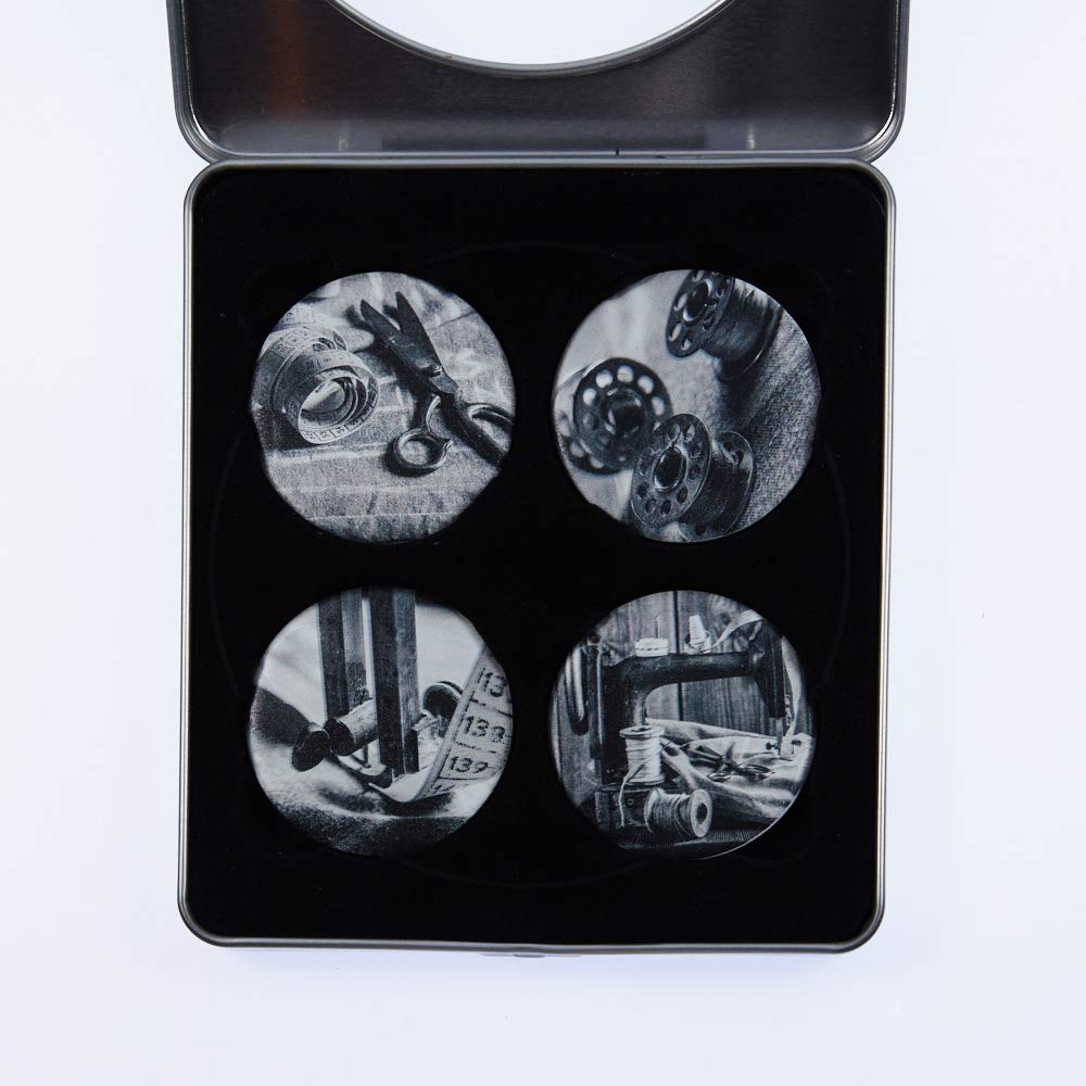 Buy Sewing Pattern Weights. Black and White Sewing Designs. 4 Pack ...