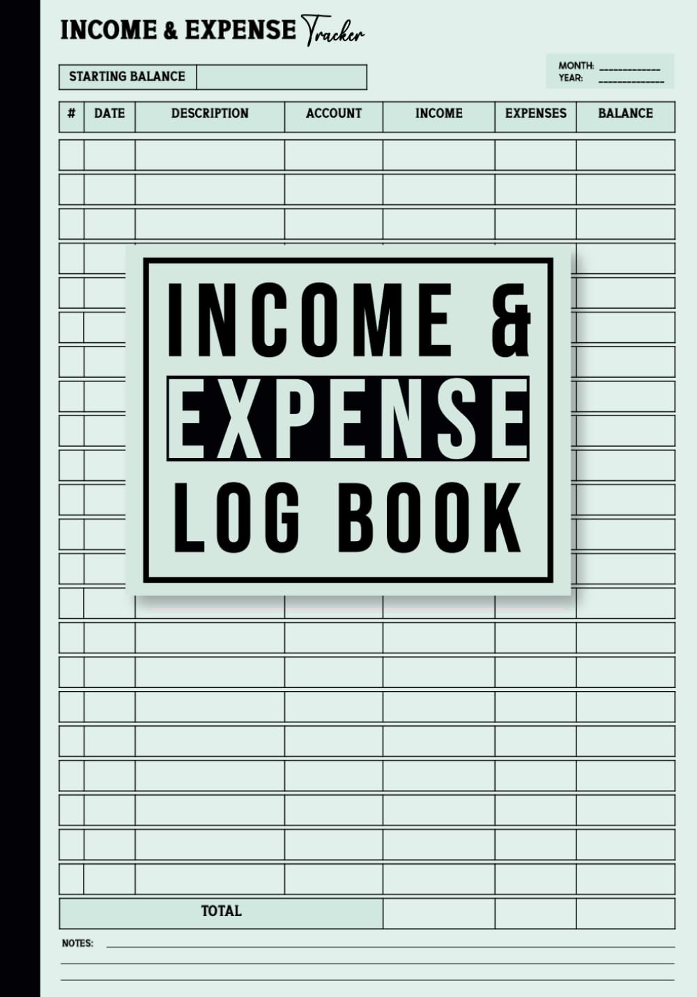 Amazon.com: Income & Expense Log Book: Daily & Monthly Income & Expense ...