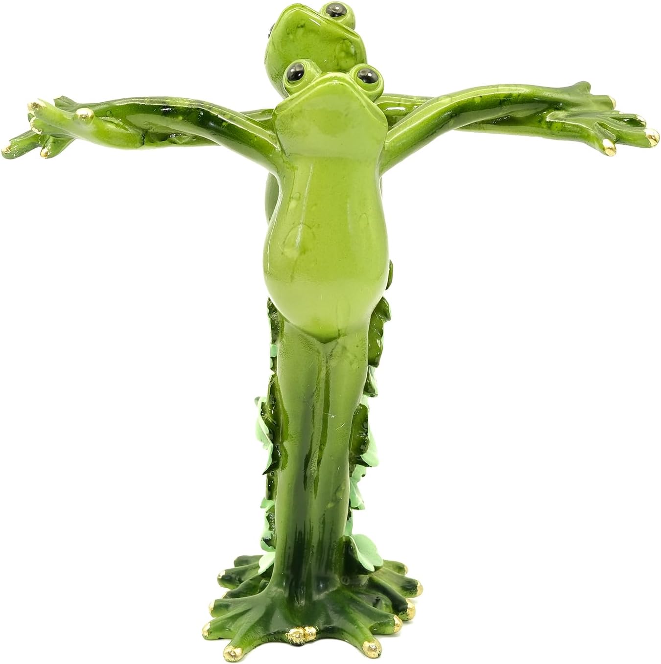 Amazon.com: slcinwzdt Frog Figurine Frog Decor Frog Statue Couple Frog ...