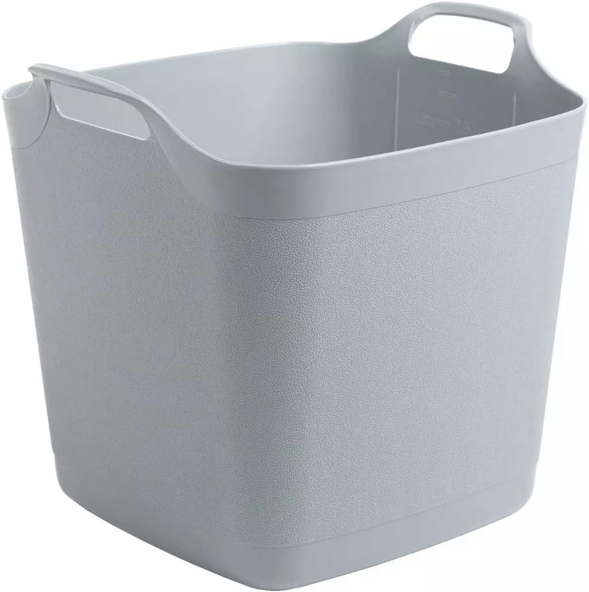 SAVING HUB Square Flexi Tub Large Bucket Laundry Clothes Storage Basket ...