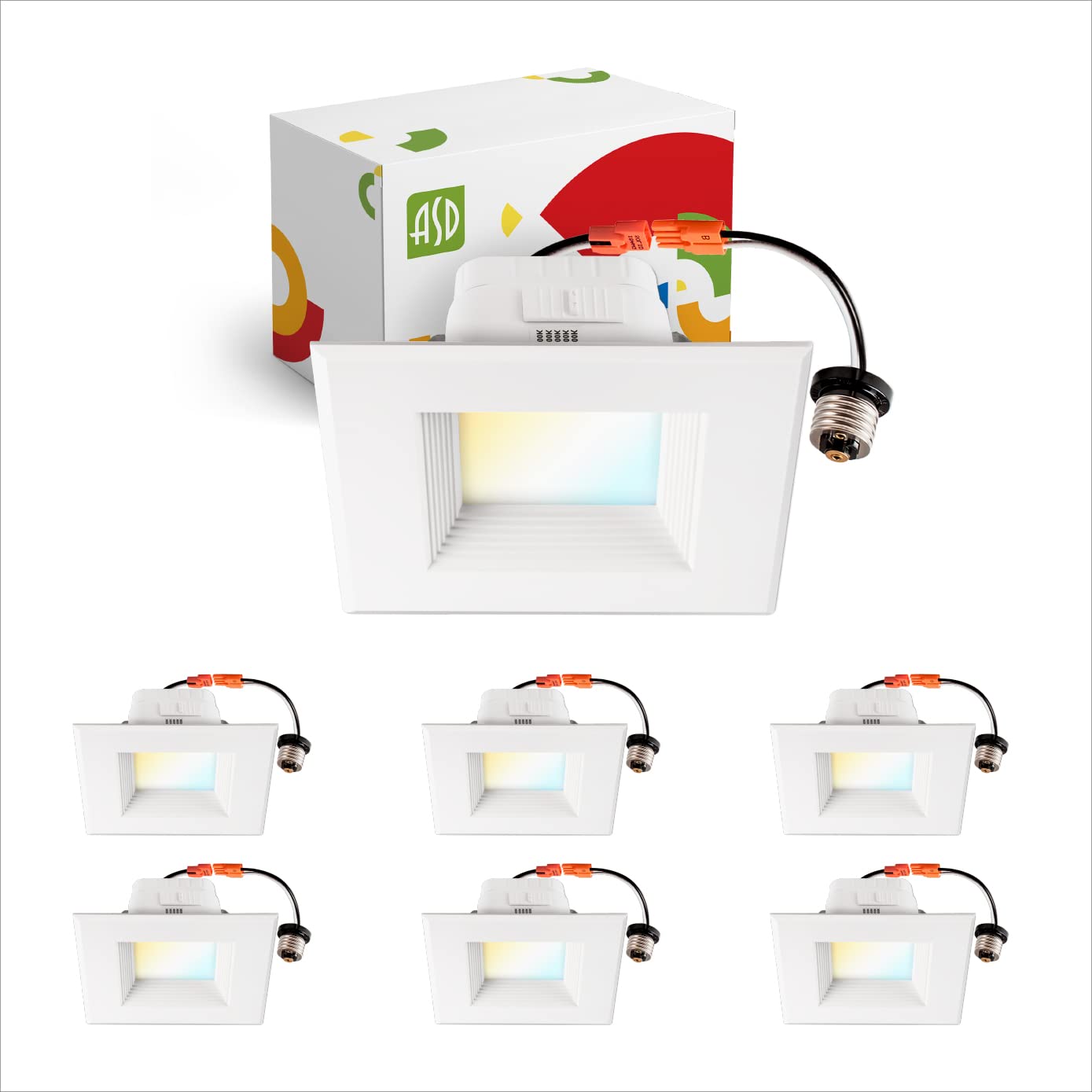Dimmable Square Led Lighting Retrofits Feit Electric 4 In Square