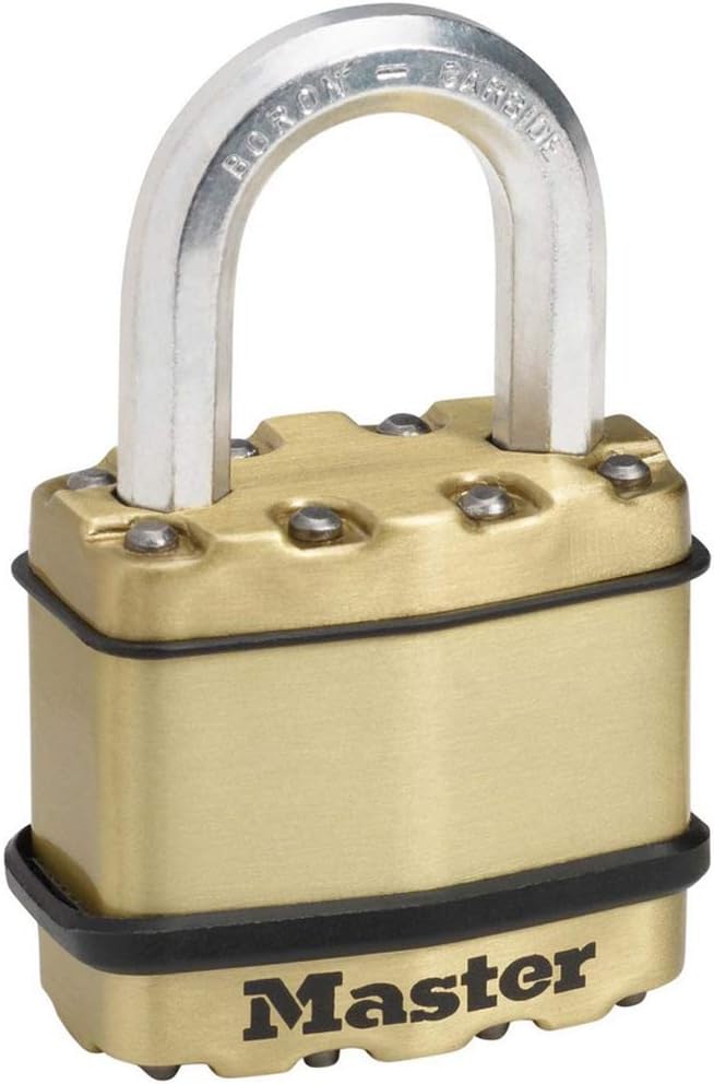 MASTER LOCK Heavy Duty Padlock, Security Level 8/10, Outdoor, Keyed ...