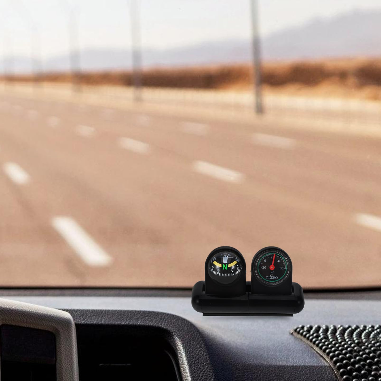 Automotive Compass Thermometer