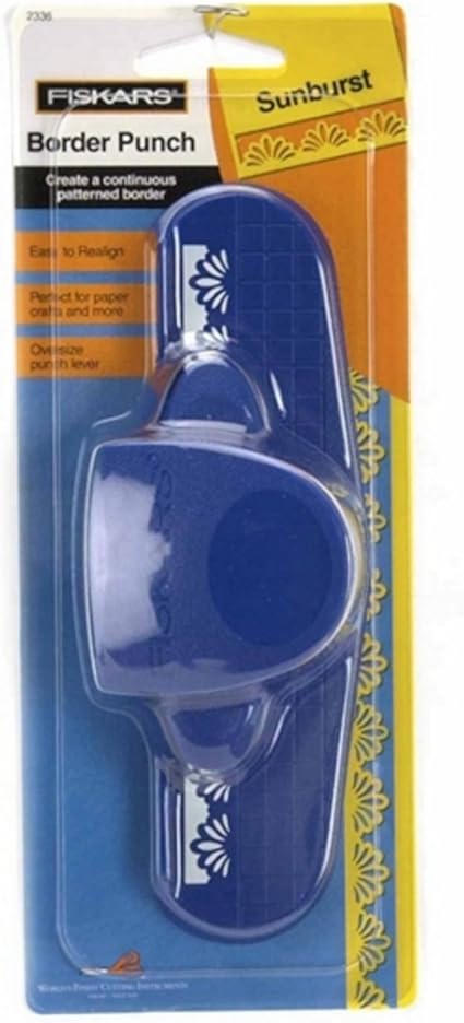 Amazon.com: Fiskars 12-23367097 Border Punch Sunburst