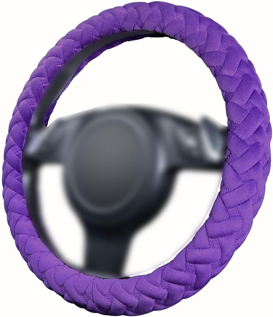 Amazon.com: Flying Banner car Steering Wheel Cover Massage Velvet Warm ...