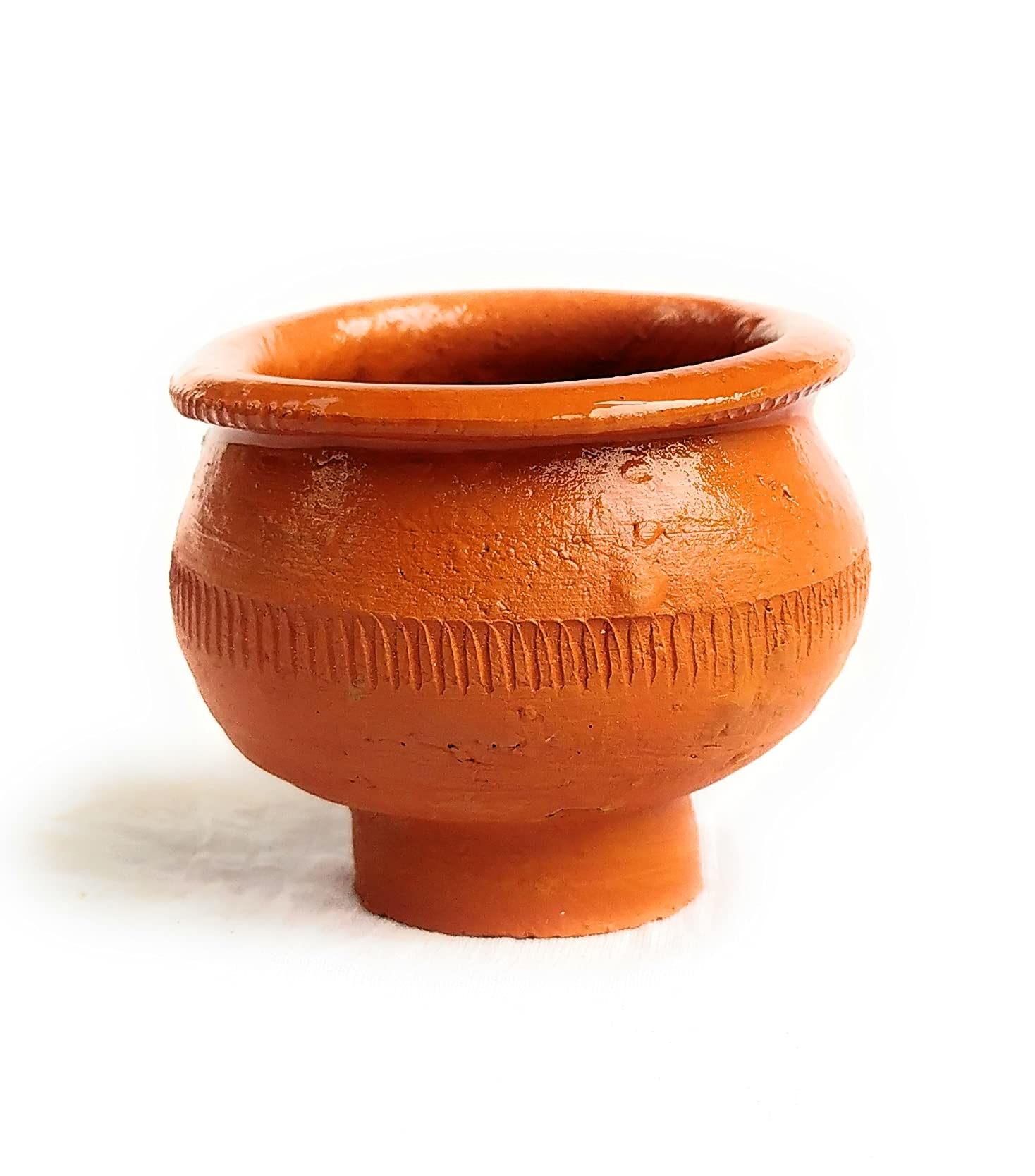 Buy odishabazaar Plastic Khullad Cup - 6 Pieces, Brown, 100 ml Online ...