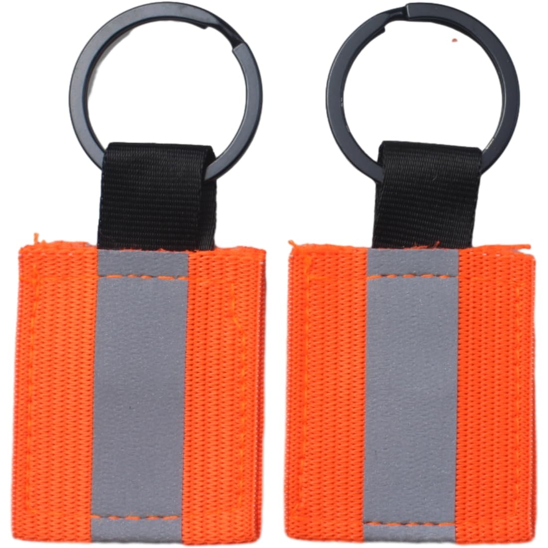 Snapklik.com : Double Sided Reflective Zipper Pulls Nylon Keychain ...