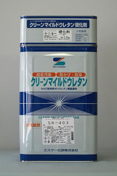 Amazon.co.jp: エスケー化研 クリーンマイルドウレタン 中彩色 15kg SR-403 : DIY・工具・ガーデン
