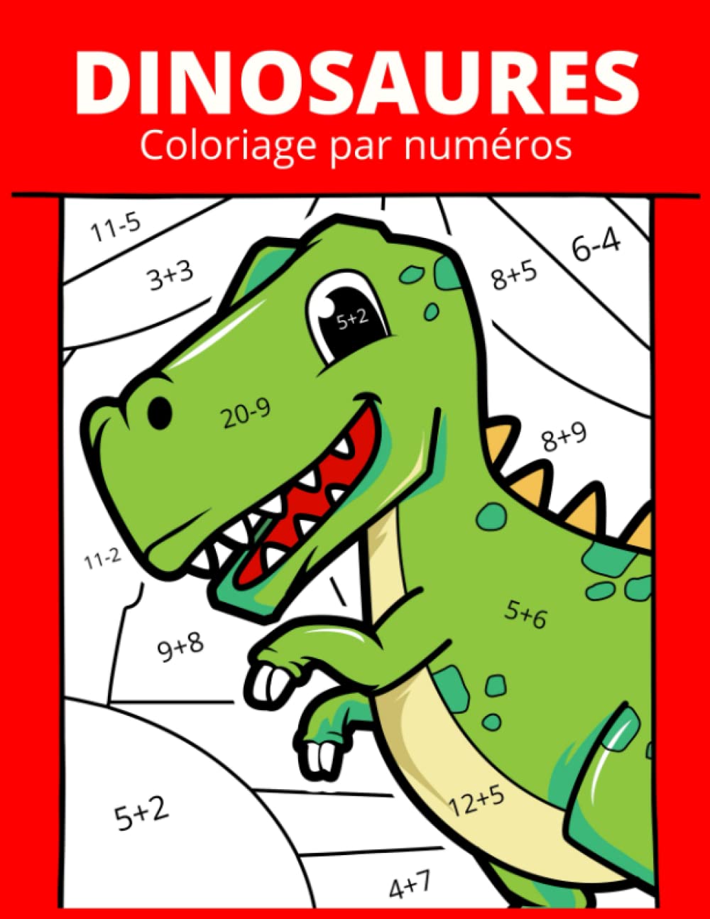 Coloriage Par Numeros Dinosaures Apprendre Et Samuser Les Tables ...