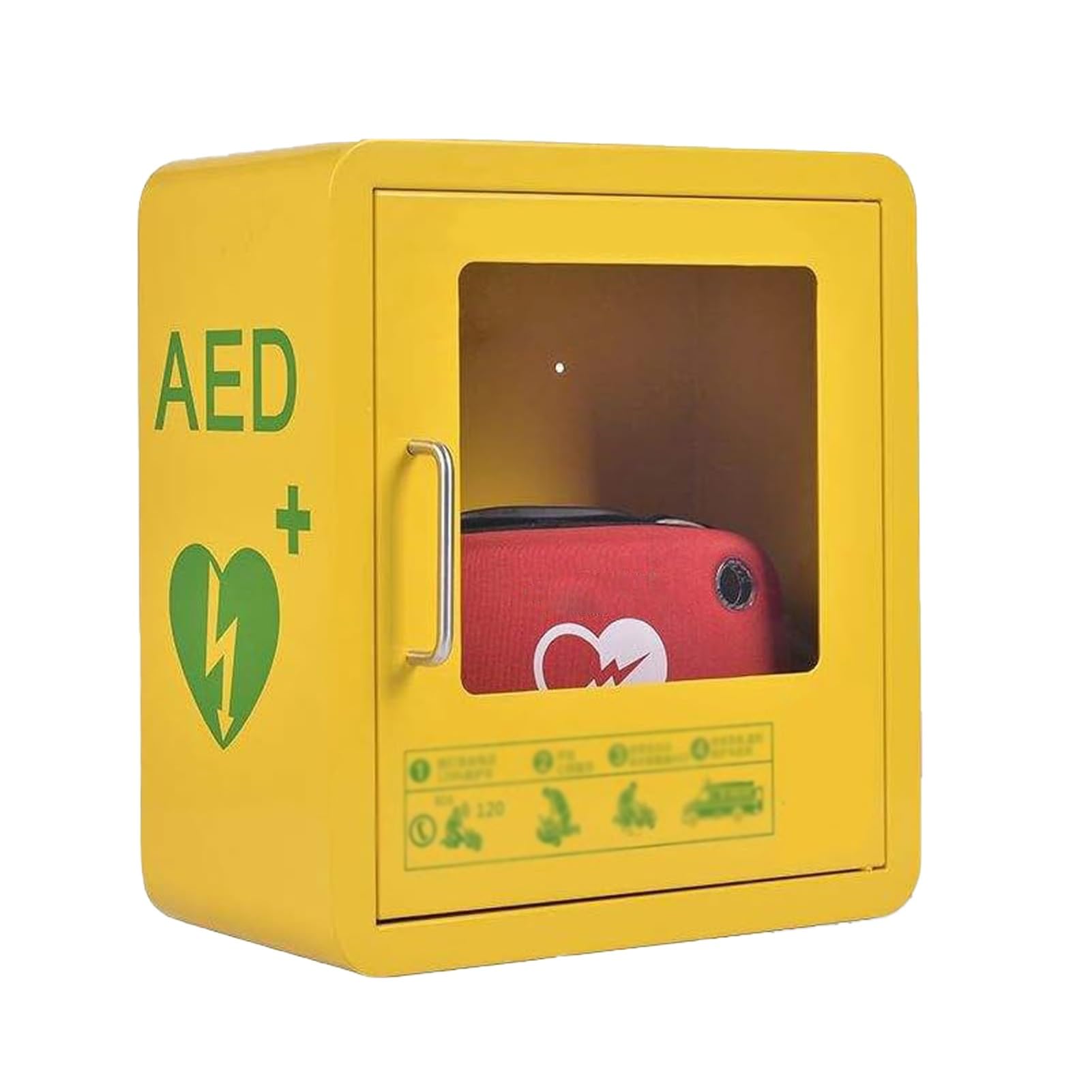 Buy AED Defibrillator Storage Cabinets,Wall-ed Cardiac Defibrillation ...