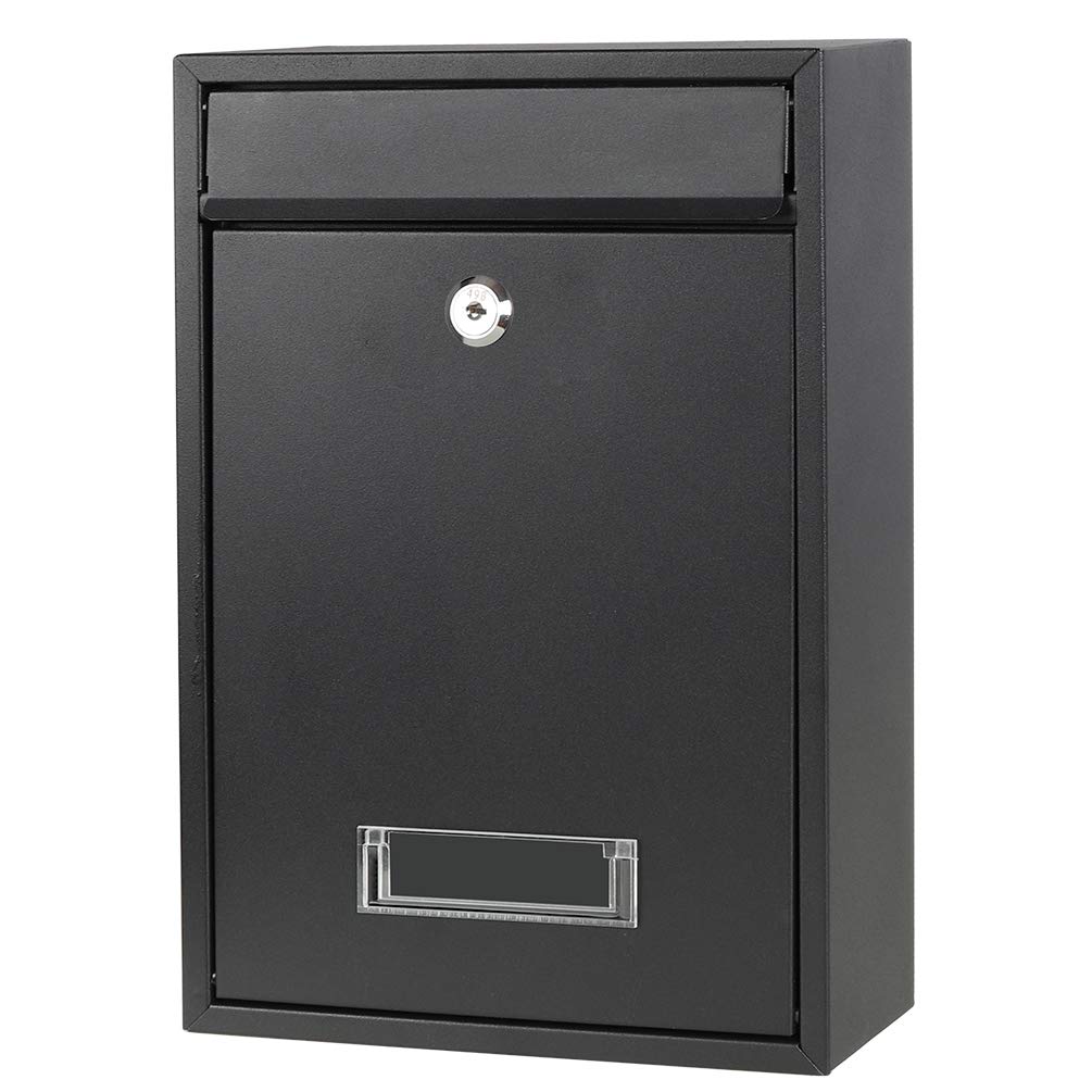 Wall Mounted Mailboxes with Rust-Proof Cover, Decaller Outdoor Key ...
