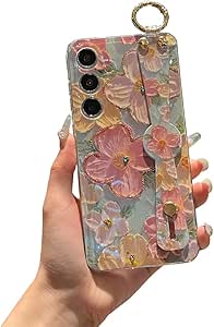 Amazon.com: Lastma Case for Samsung Galaxy A16 5G [Not 4G] with Stand Handle Wrist Strap ...