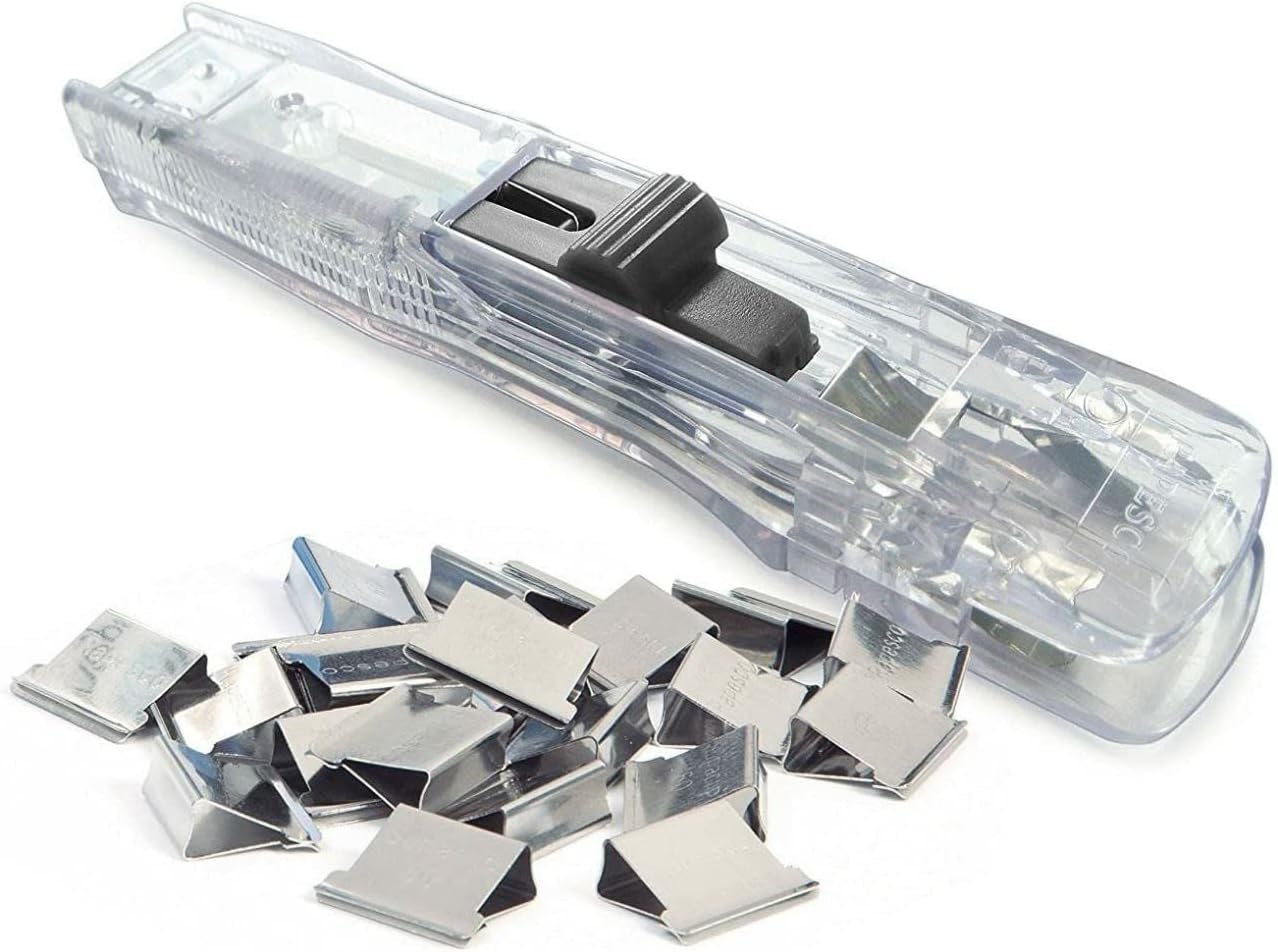 Vietnam Portable Handheld Paper Clam Clip Dispenser with 50 Stainless ...