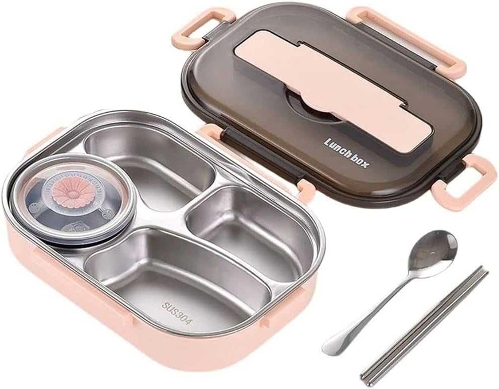 PRATYAHARA 1.5L Bento Boxes for Student, Thermal Insulation Bento Lunch ...