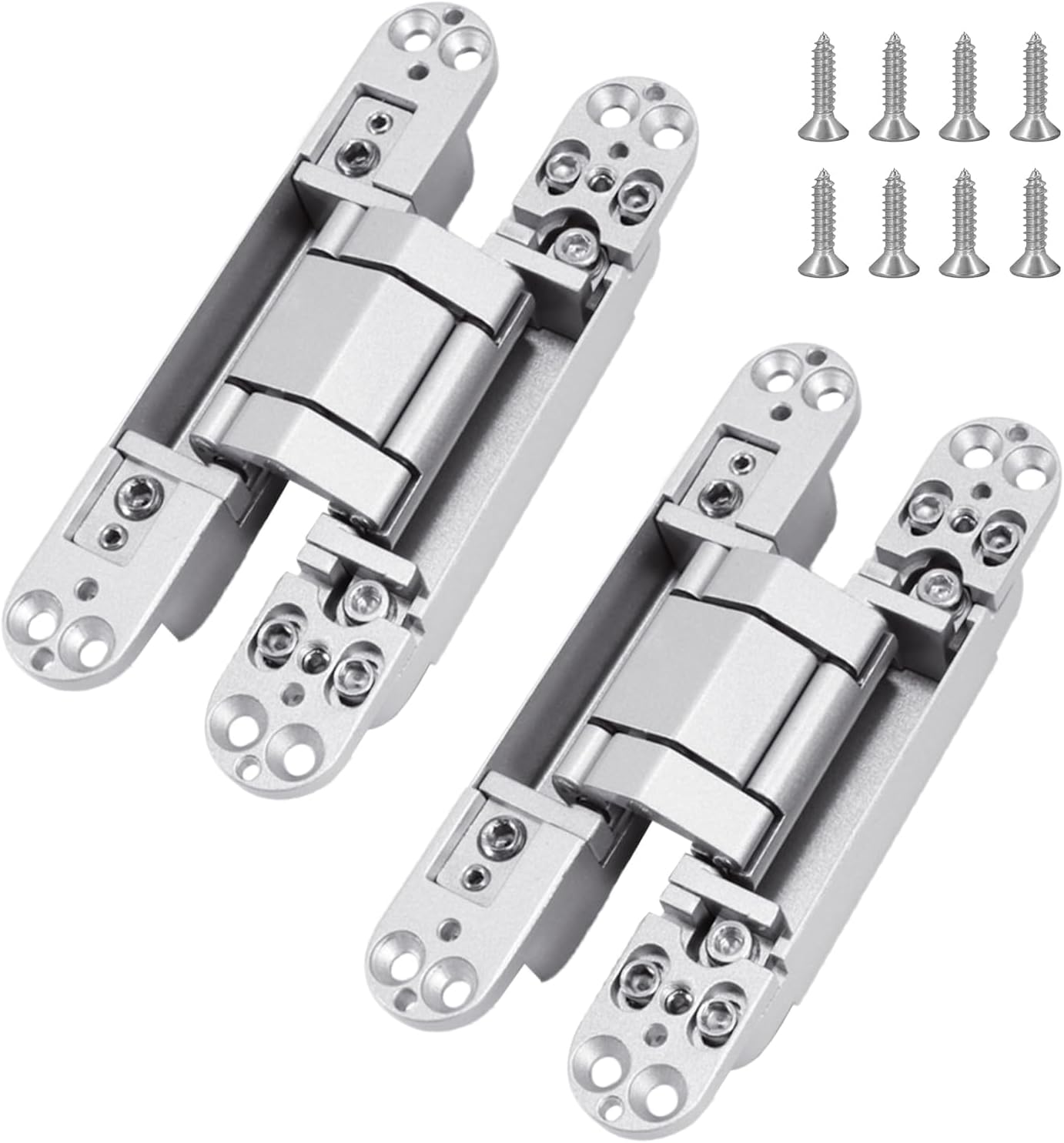Dilejiajuspd 2PCS 3D Adjustable Cross Hinge Concealed Concealed ...